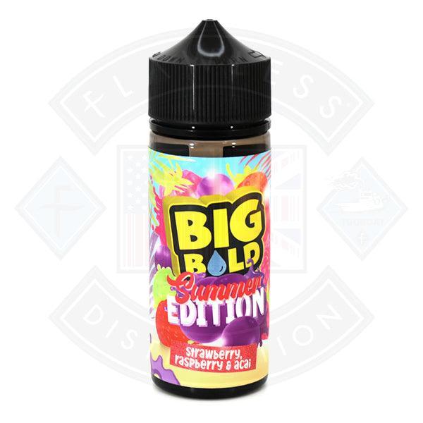Big Bold Summer Edition - Strawberry, Raspberry & Acai 0mg 100ml ...